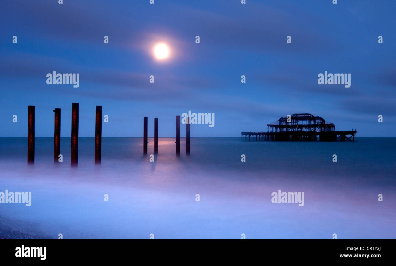 Brighton full moon hi-res stock photography and images - Alamy