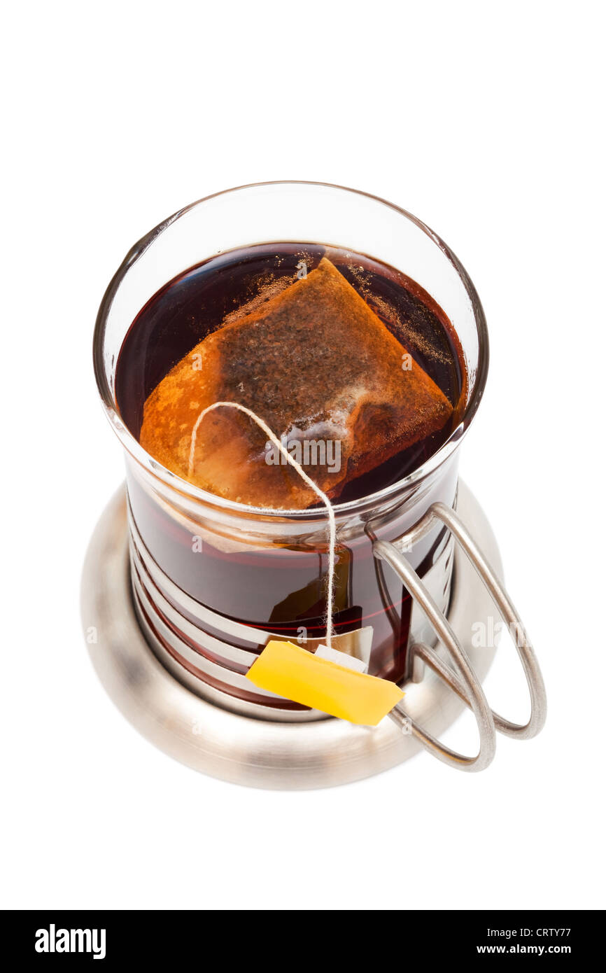 Tea in a glass Stock Photo - Alamy