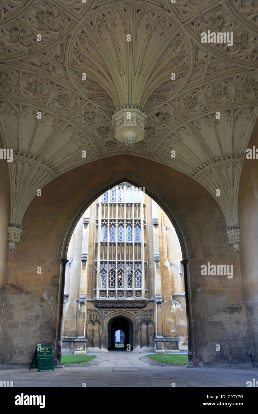 St Johns College, Ceiling Detail, Cambridge University, UK Stock Photo ...