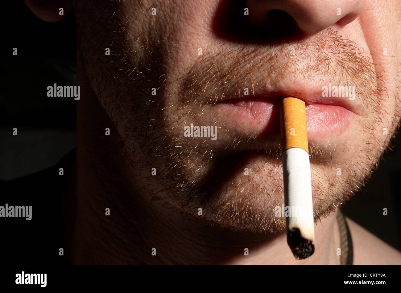The unshaven person Stock Photo - Alamy
