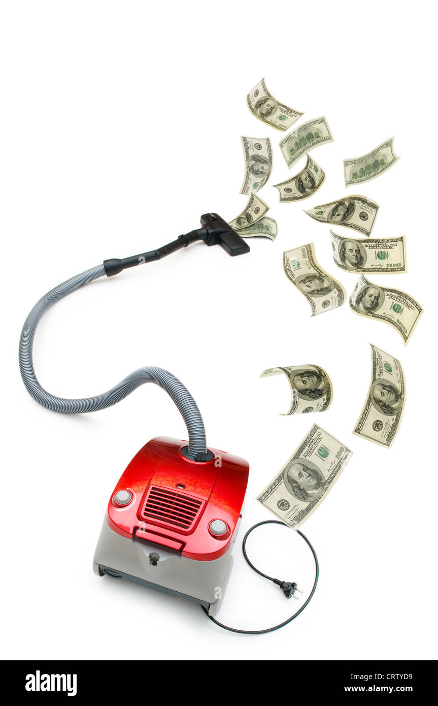 Money vacuum Cut Out Stock Images & Pictures - Alamy