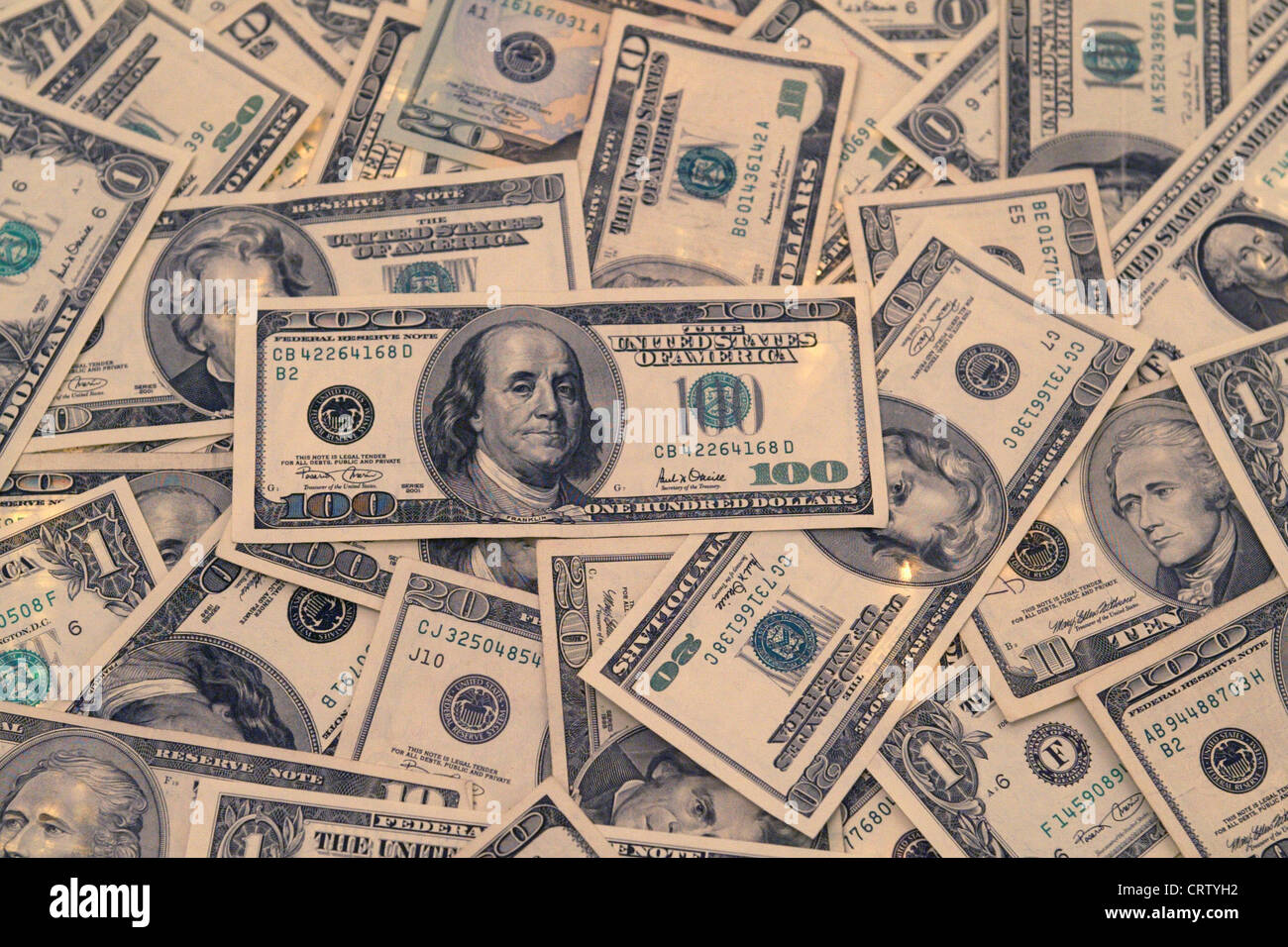 U.S. dollar banknotes Stock Photo - Alamy