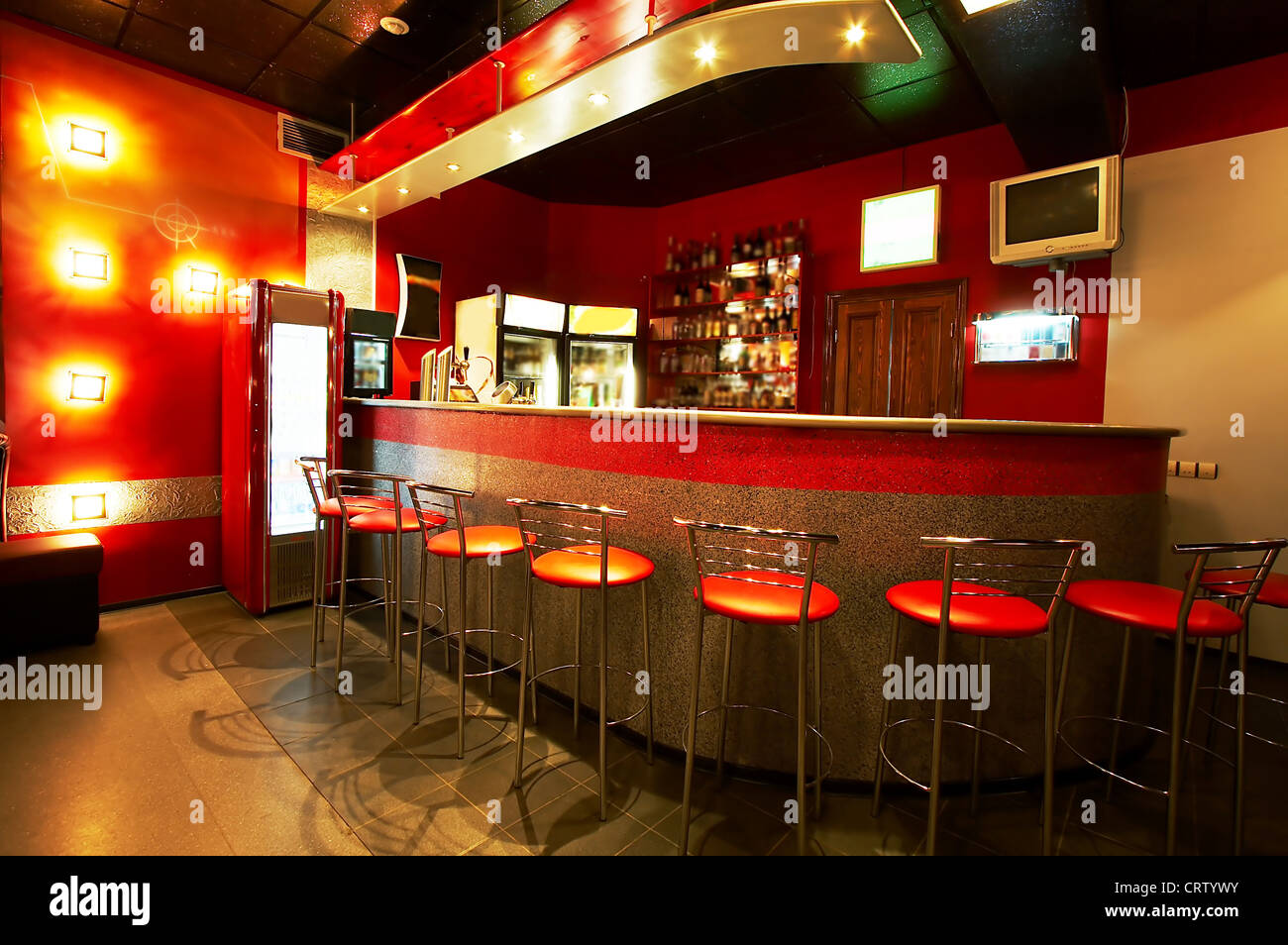 Night club interior table dance hi-res stock photography and images - Alamy