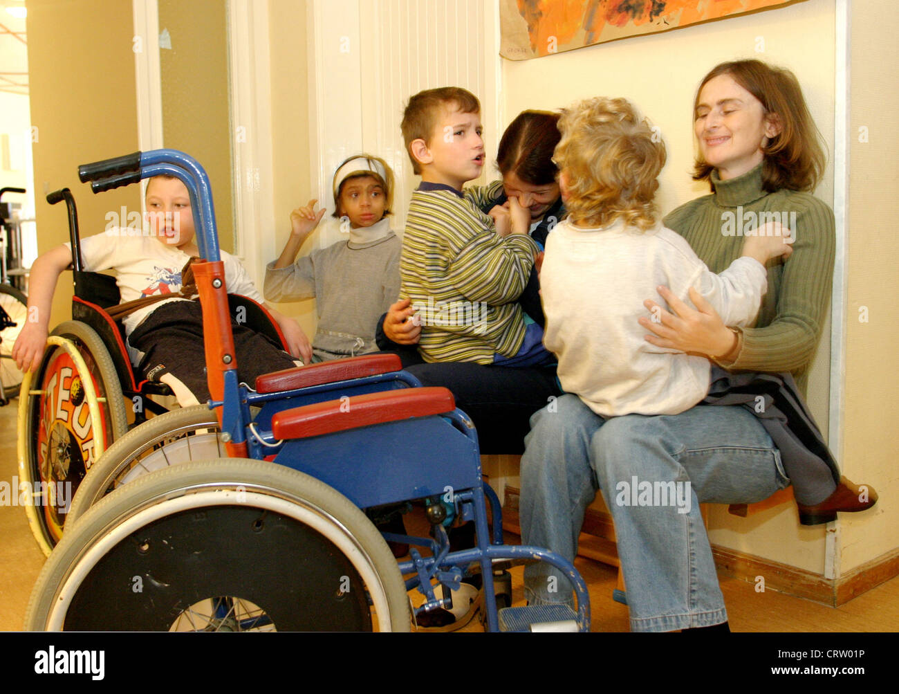Disabled School Casa Minunata in Oradea, Romania Stock Photo - Alamy