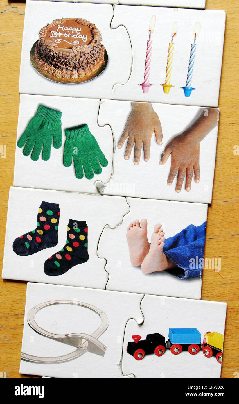 Teaching materials of a school for the disabled Stock Photo - Alamy