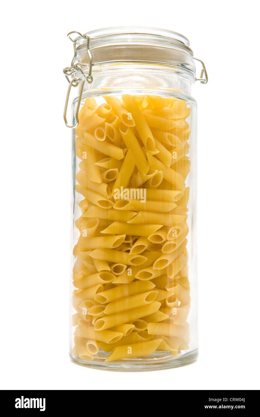 macaroni in glass jar Stock Photo - Alamy