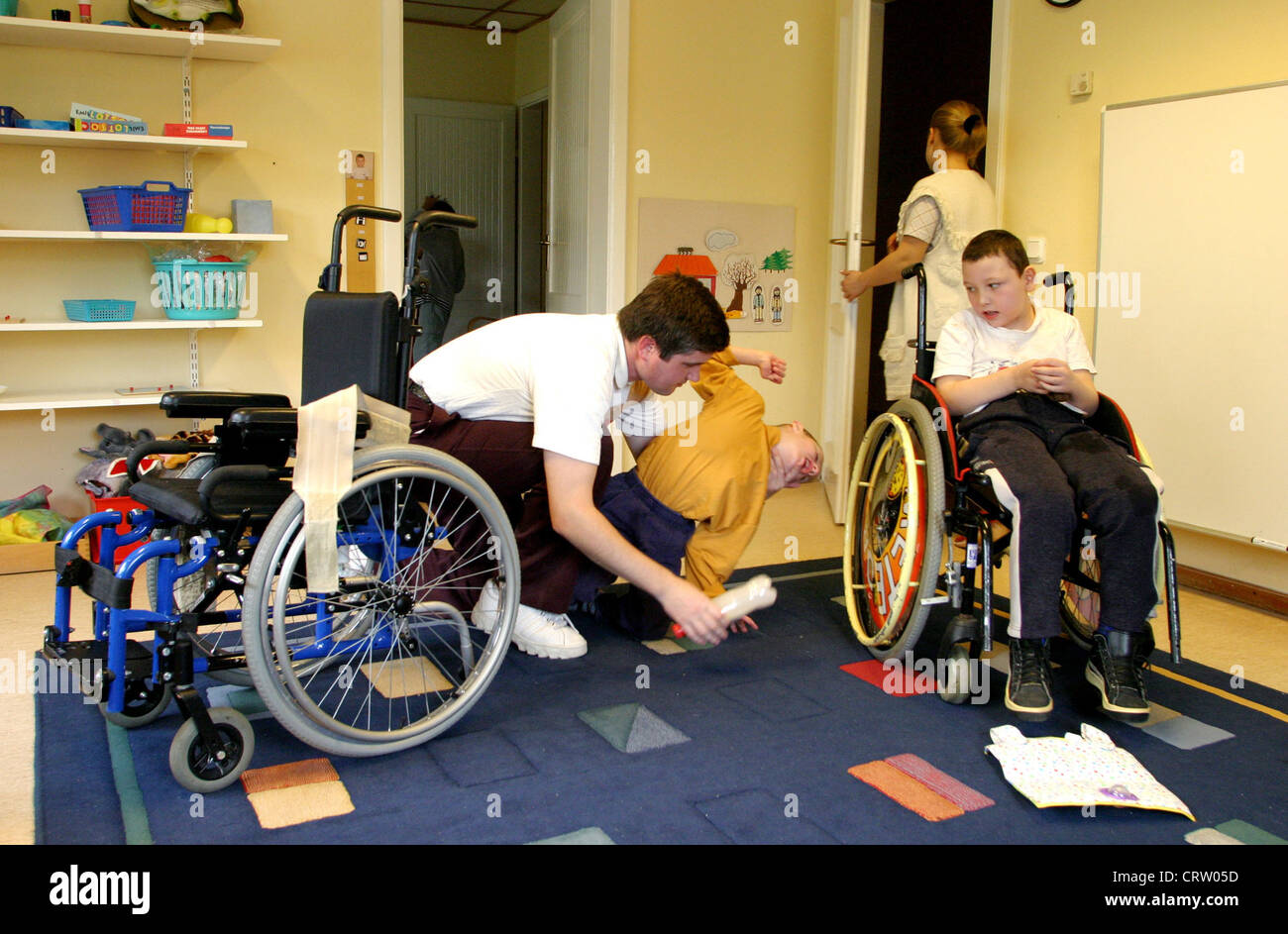 Disabled School Casa Minunata in Oradea, Romania Stock Photo - Alamy