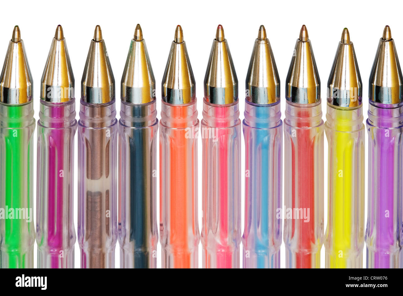 Color ballpoint pens Stock Photo - Alamy