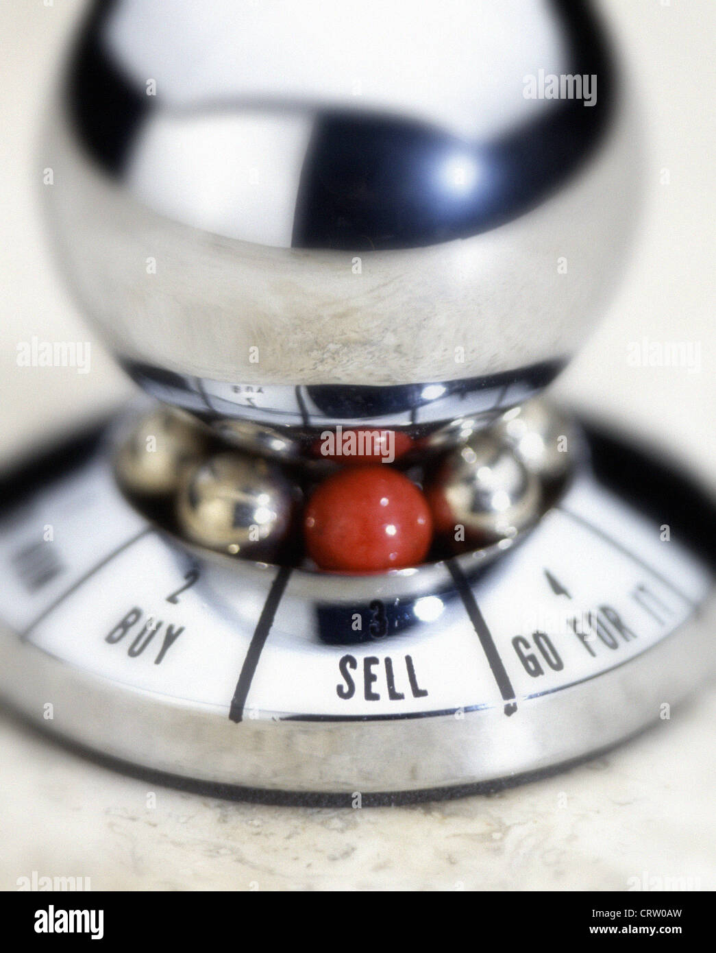 Decision support from metal stands on sell Stock Photo - Alamy
