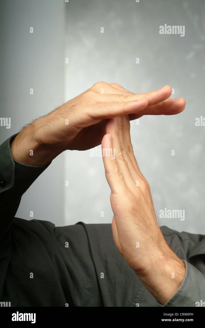 Hands - pause or break Stock Photo - Alamy