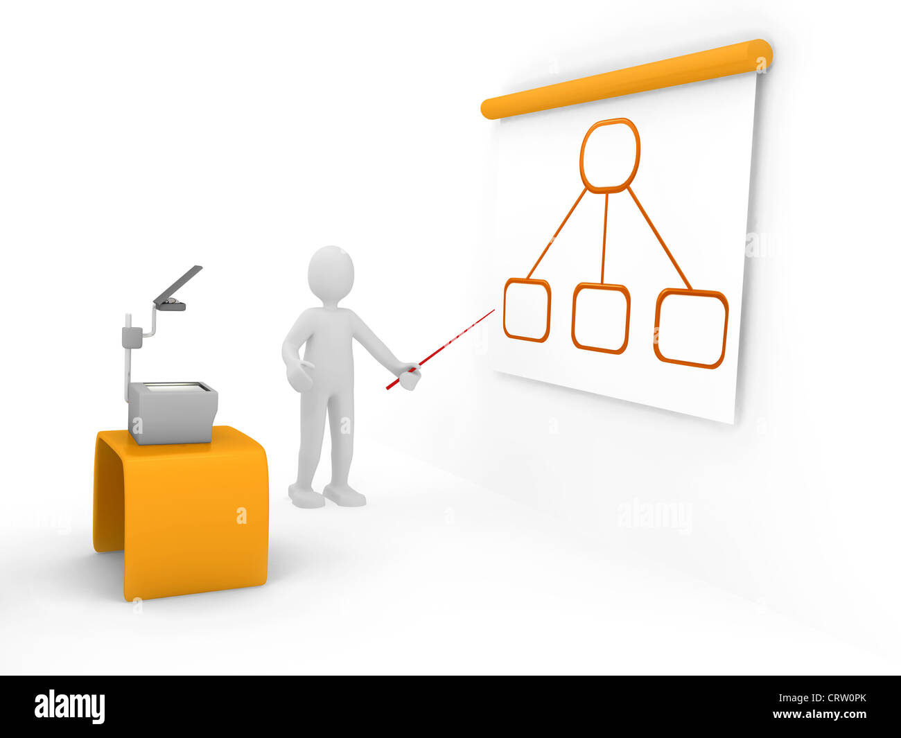 3d concept with chart Stock Photo - Alamy