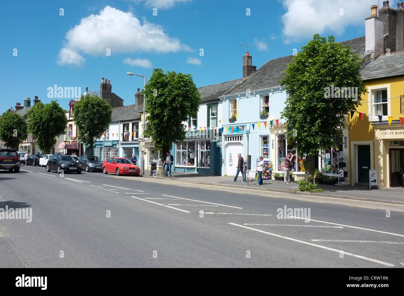 Street scene in Cockermouth, Cumbria Stock Photo - Alamy