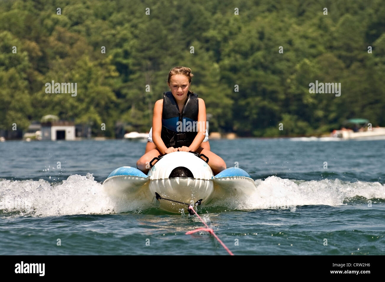 Two People Being Pulled By A Boat High Resolution Stock Photography and ...