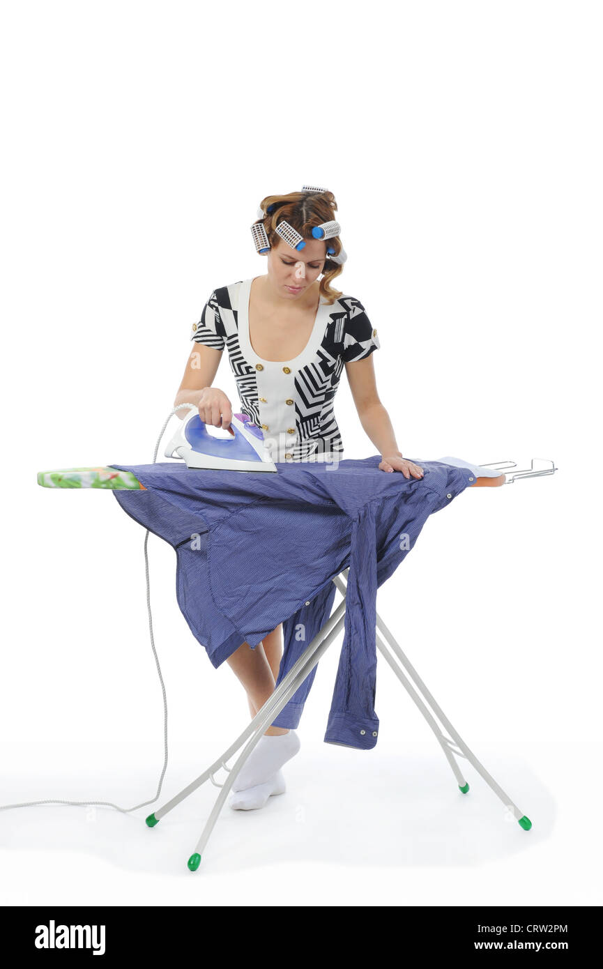 Cleaning house work housewife Cut Out Stock Images & Pictures - Alamy