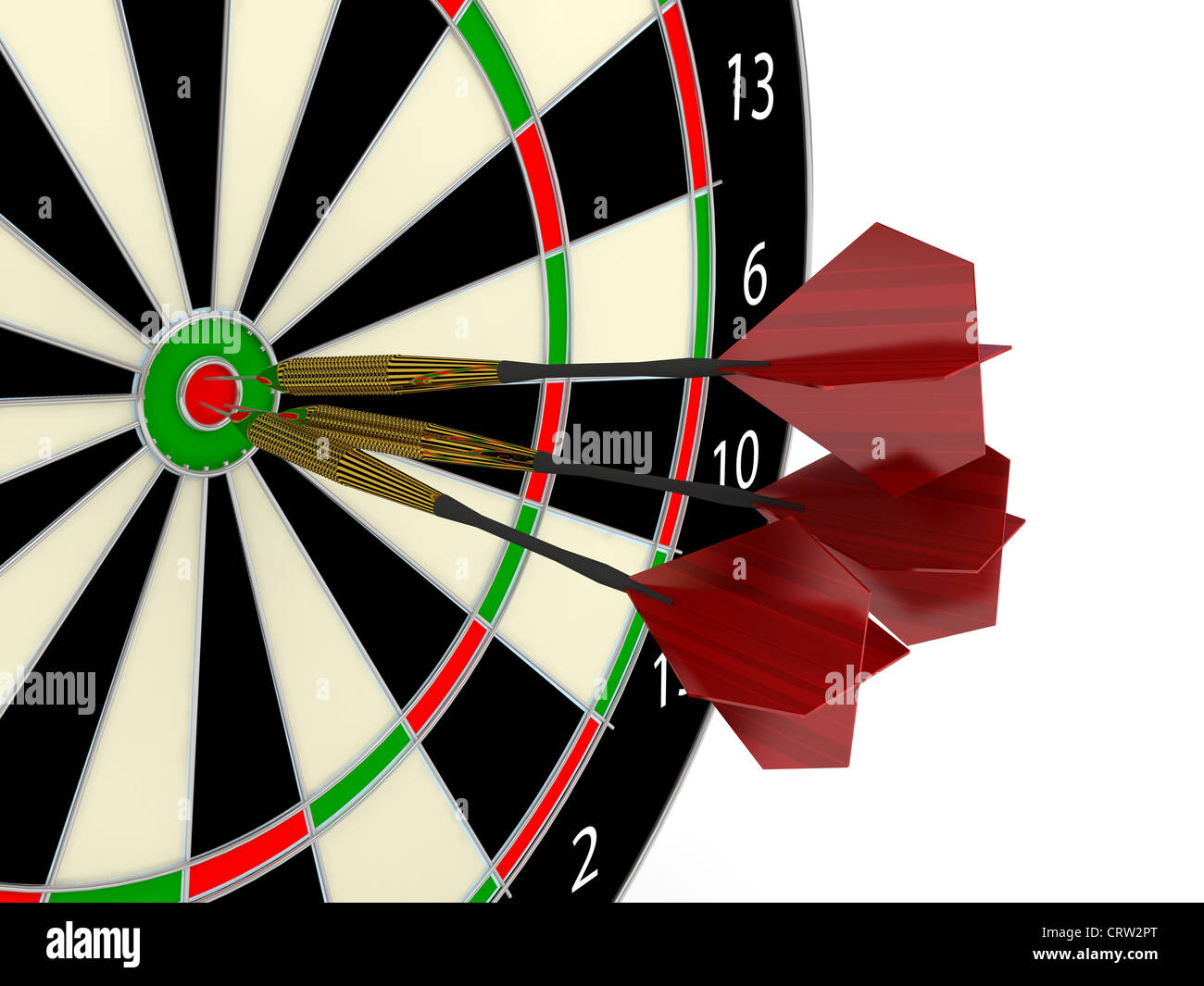 Darts game. 3d rendered image Stock Photo - Alamy