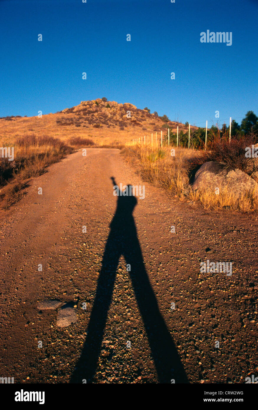 Shadow self portrait in landscape hi-res stock photography and images ...