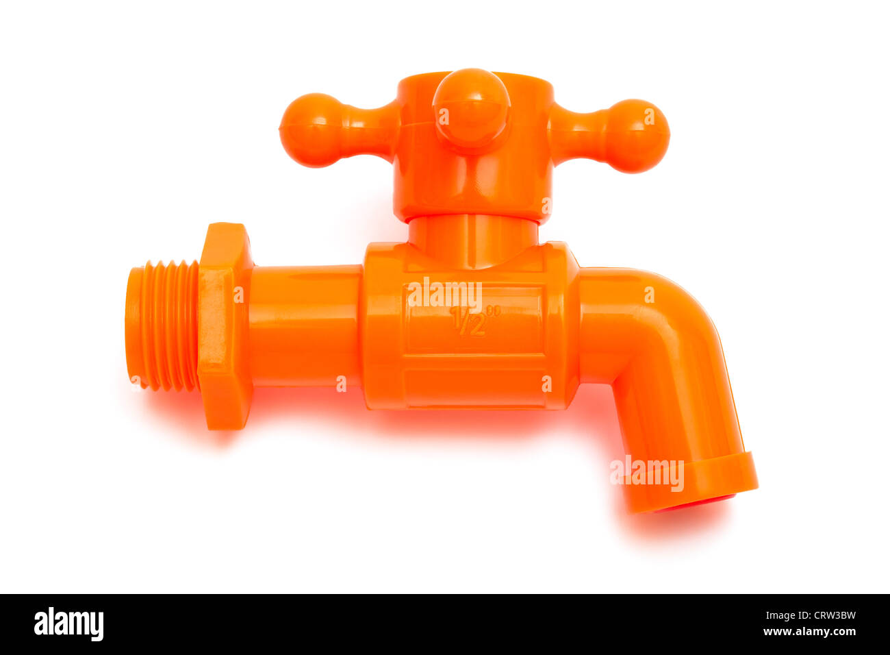 orange plastic faucet Stock Photo - Alamy