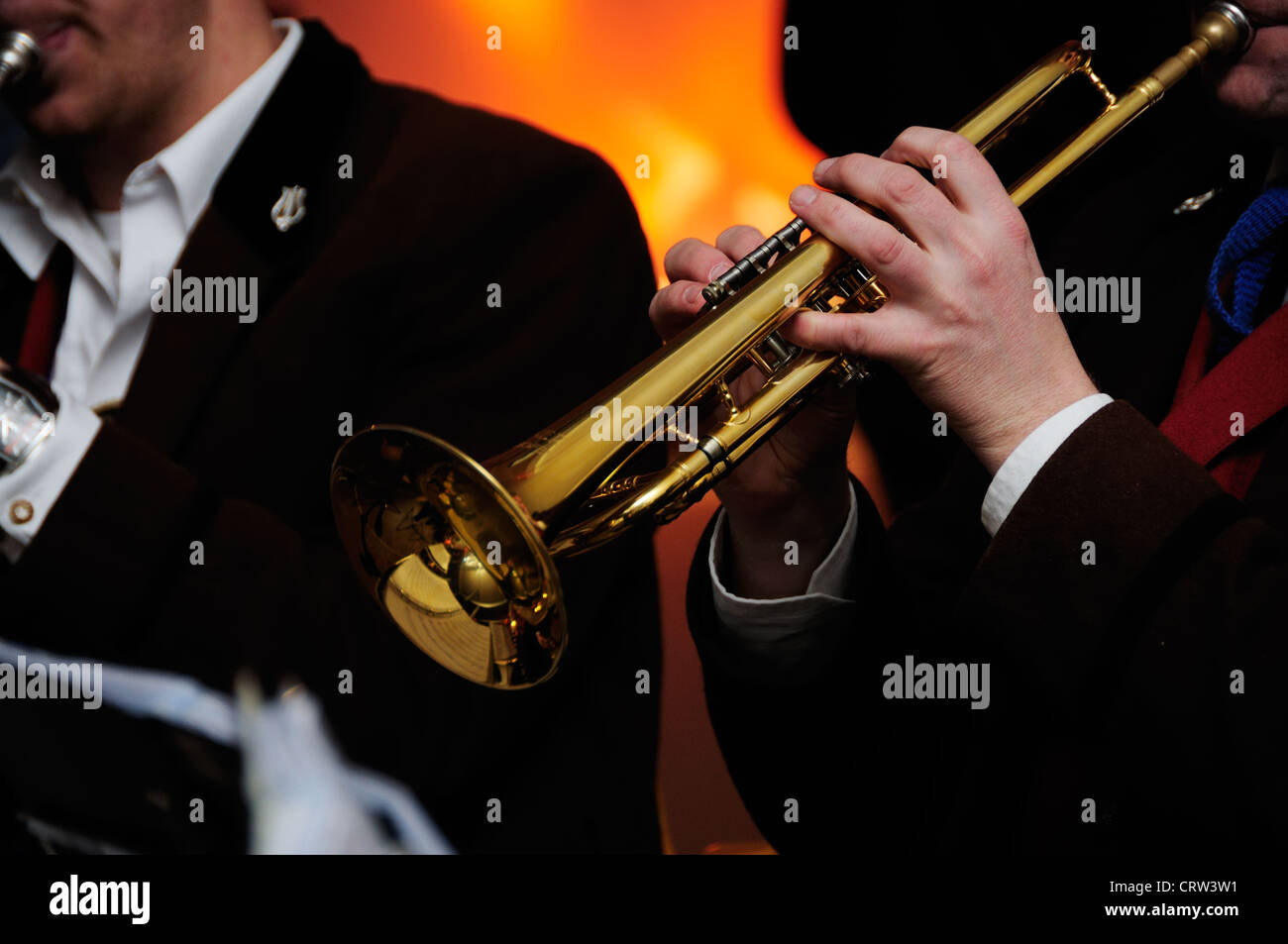 Band trumpet hi-res stock photography and images - Alamy