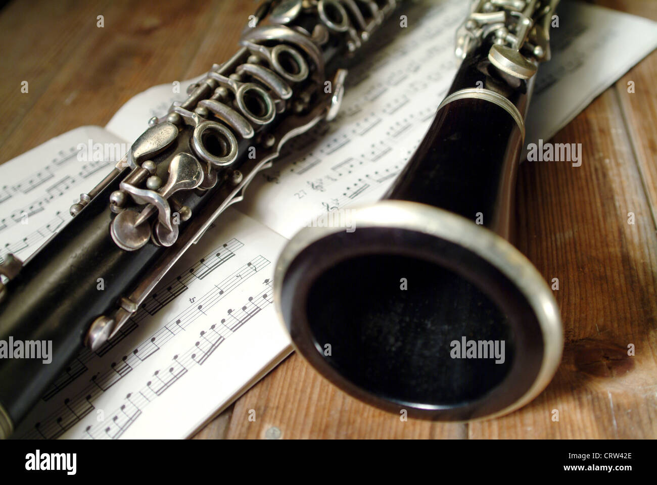 Clarinet notes hi-res stock photography and images - Alamy