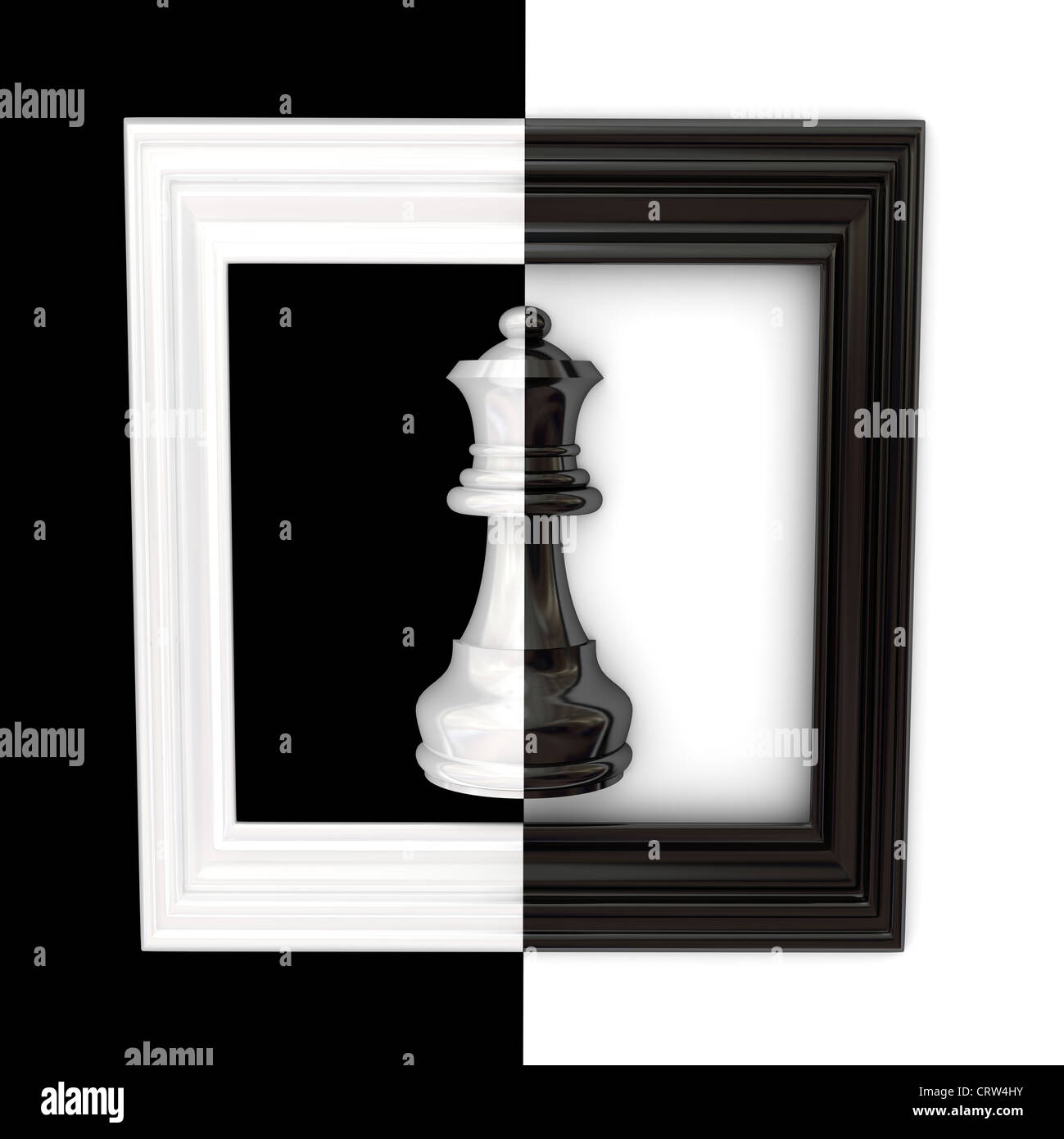 Chess figure. 3d rendered image Stock Photo - Alamy