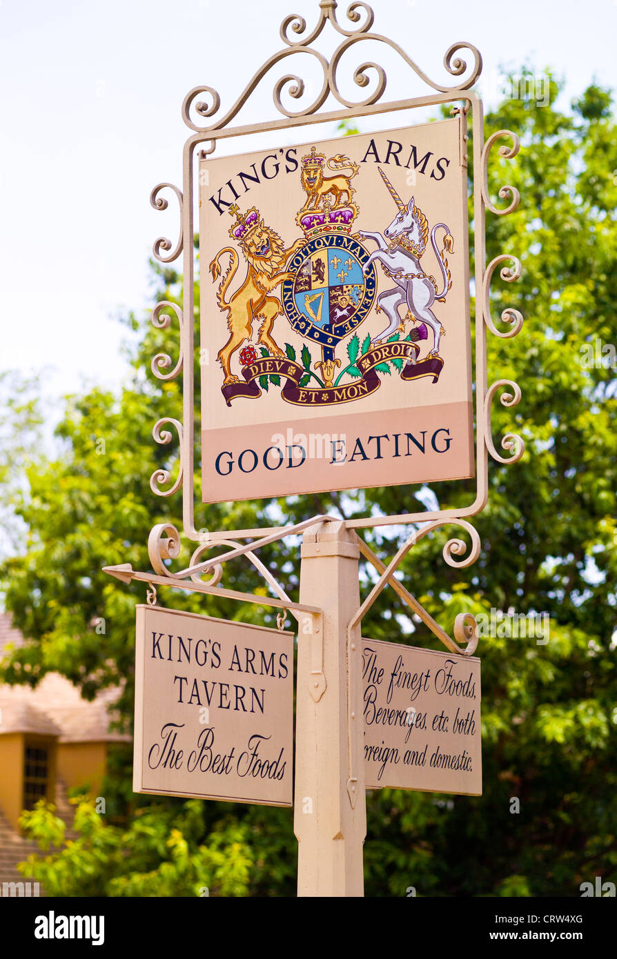 Virginia Colonial Tavern Signs