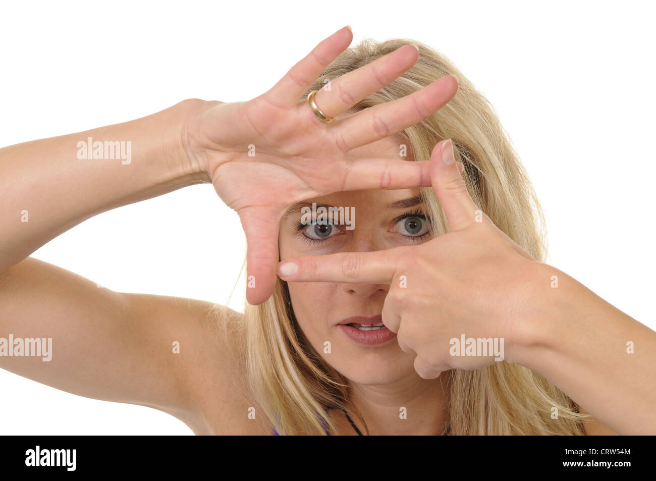 young woman with perspective Stock Photo - Alamy