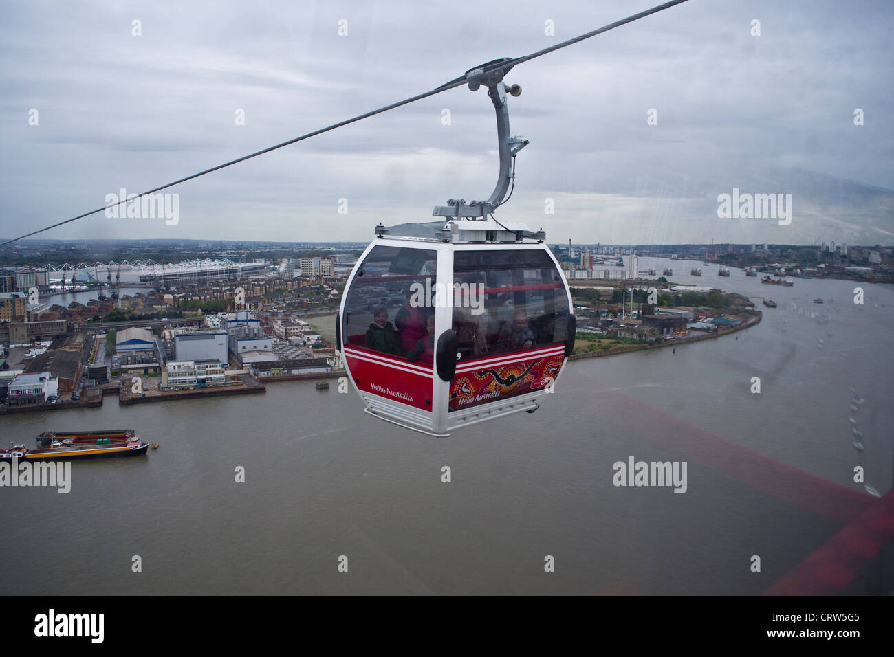 London Cable Car Stock Photo - Alamy
