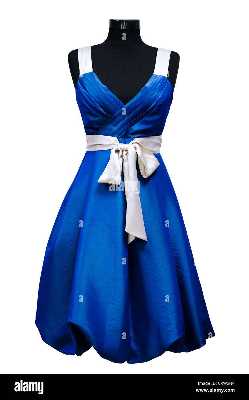 The blue silk dress hi-res stock photography and images - Alamy