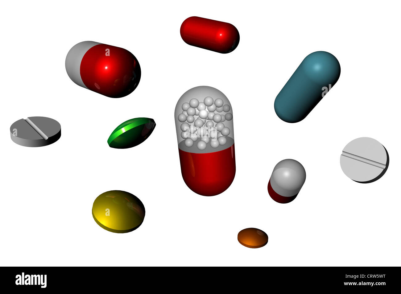 Homeopathy Medicine Pills Stock Photo - Alamy