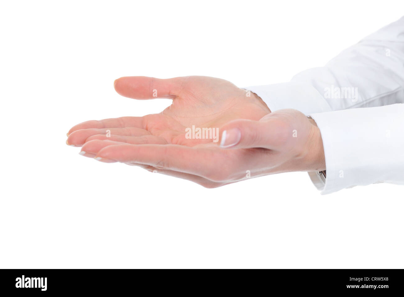 human hand held up Stock Photo - Alamy