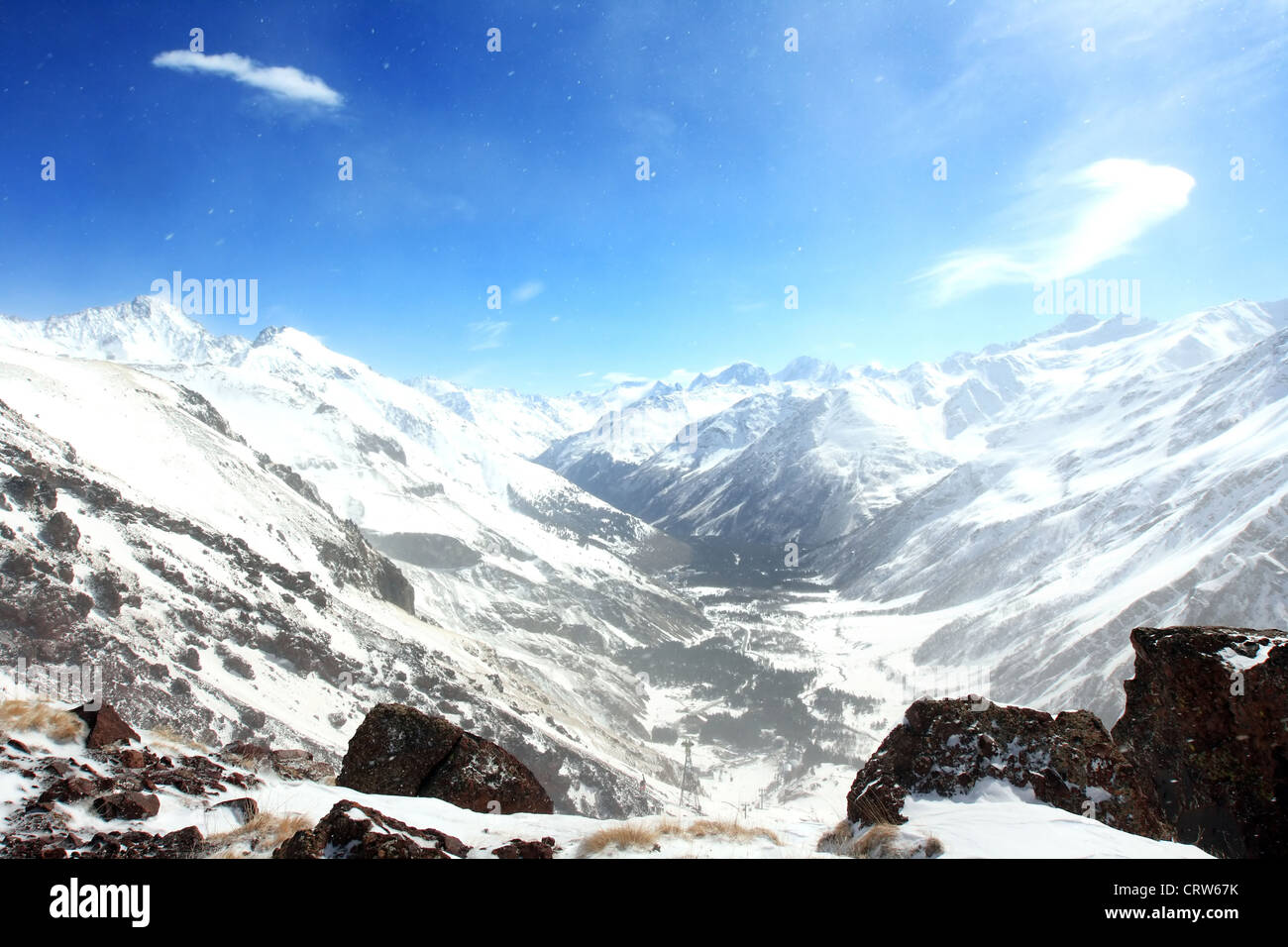 Caucasus mountains 3 Stock Photo - Alamy