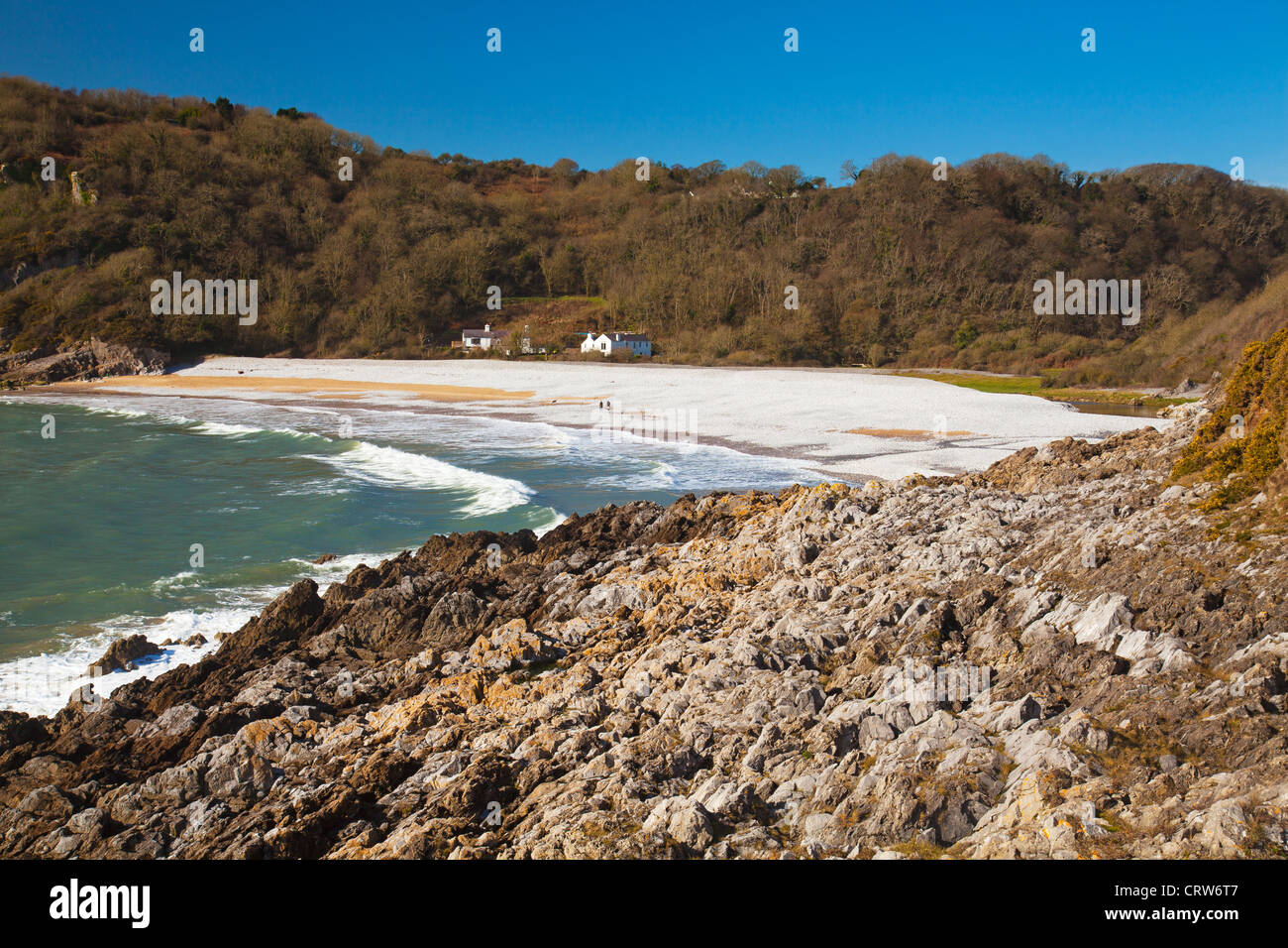 Pwlldu Bay, Gower, Wales Stock Photo - Alamy