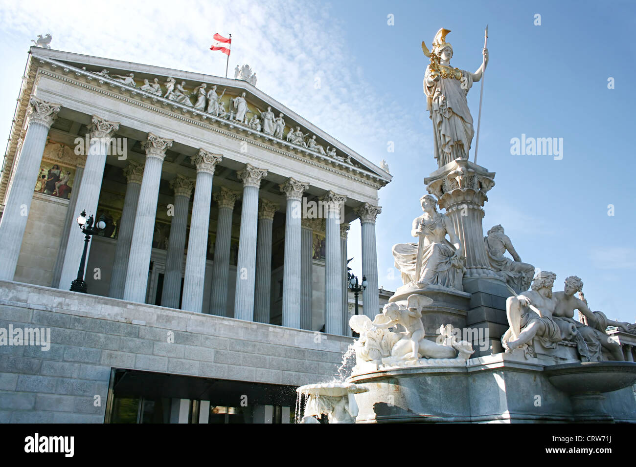 Austrian Parliament Building Stock Photo - Alamy