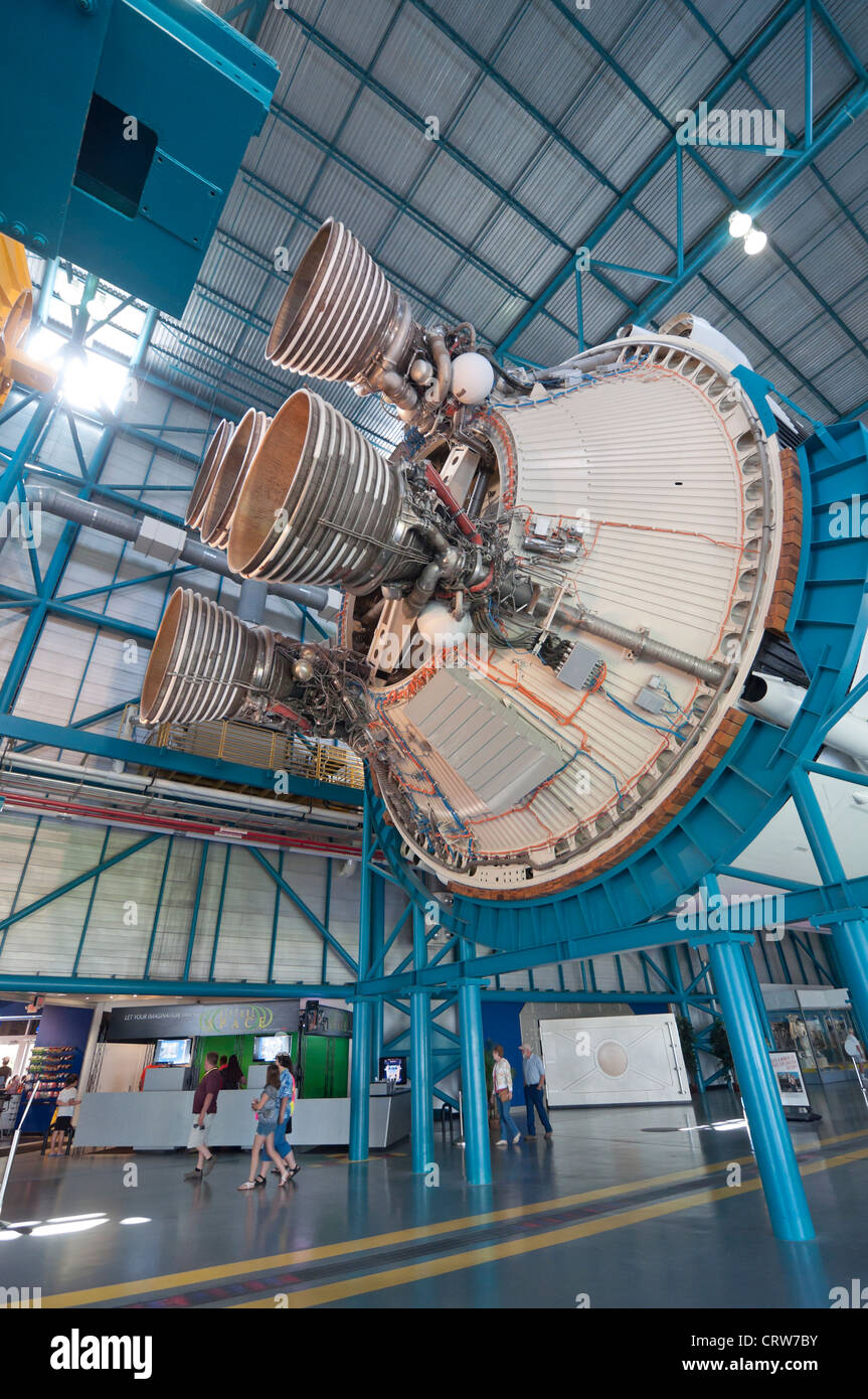 Kennedy Space Center on Merritt Island Florida inside the Apollo/Saturn ...