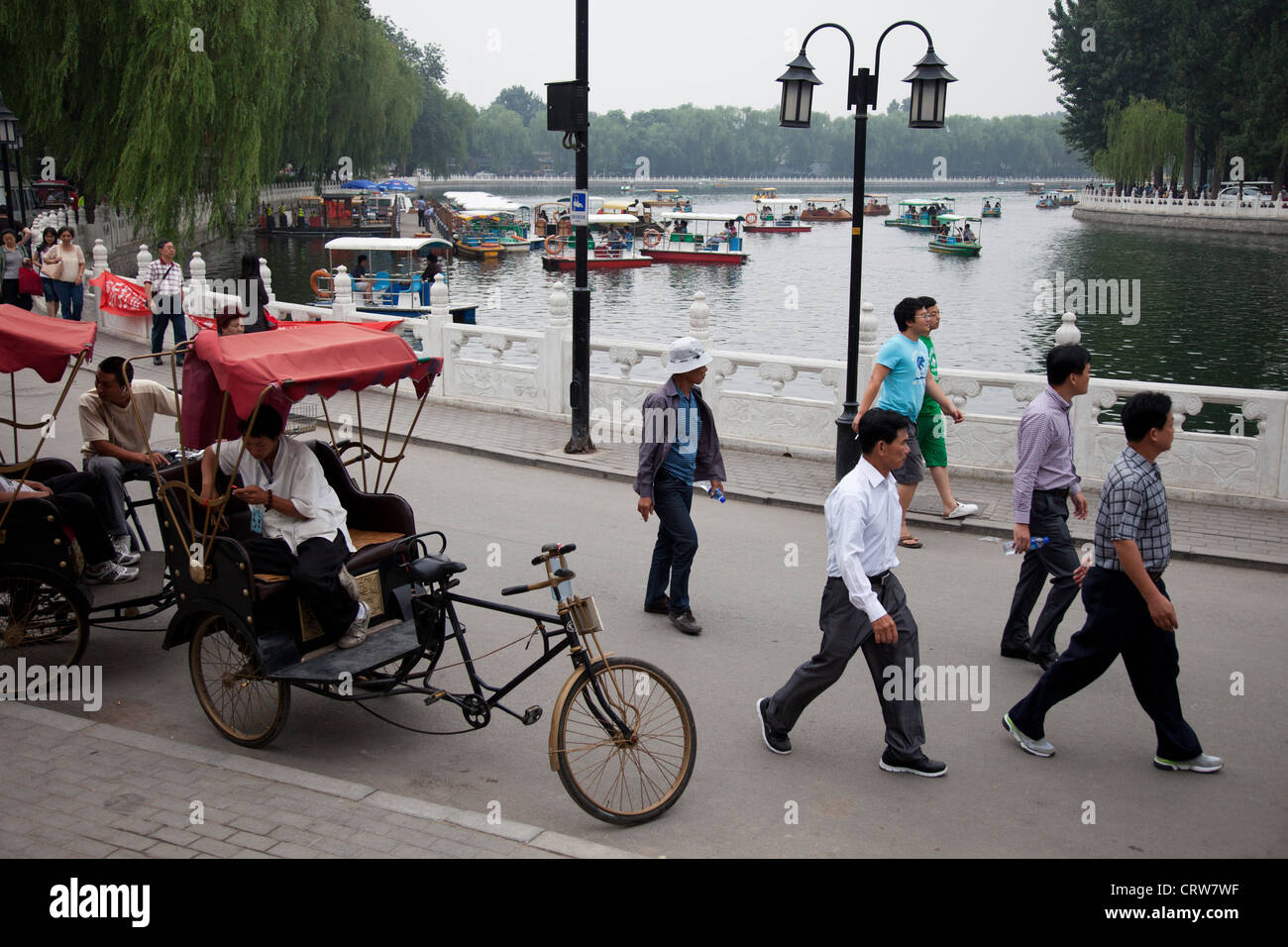 Shichahai lake boats hi-res stock photography and images - Alamy