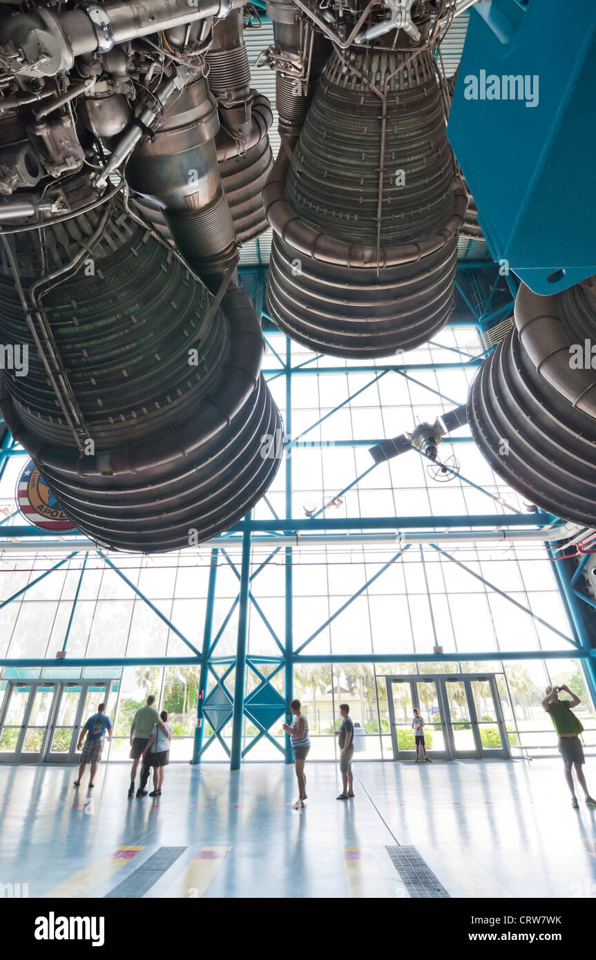 Kennedy Space Center on Merritt Island Florida inside the Apollo/Saturn ...