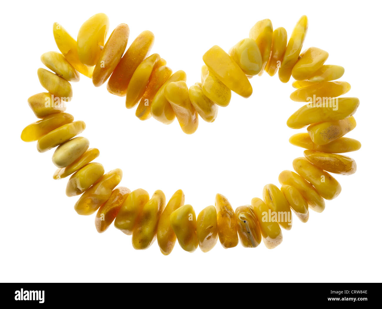 Amber Valentine's heart Stock Photo - Alamy