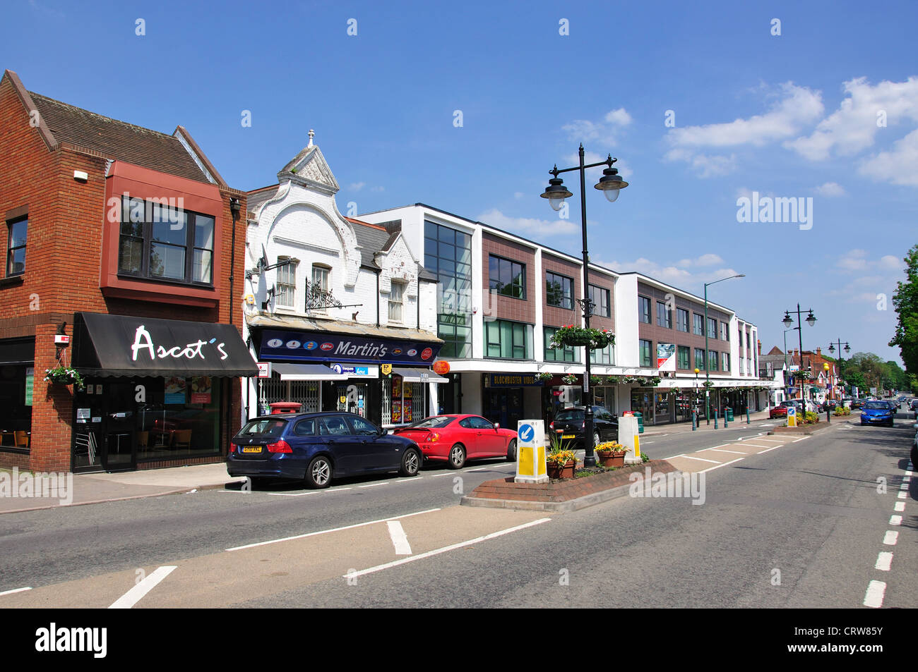 High Street, Ascot, Berkshire, England, United Kingdom Stock Photo - Alamy