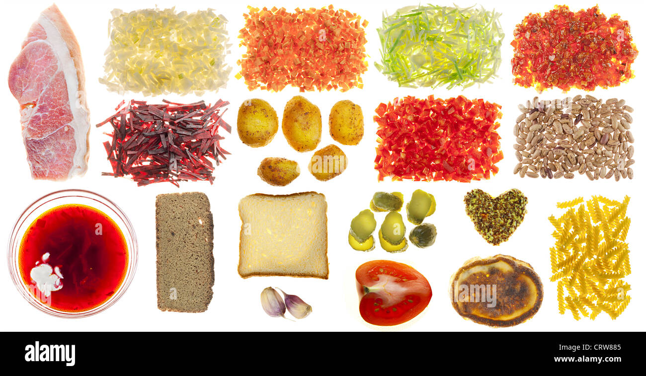 Set products for cooking Stock Photo - Alamy