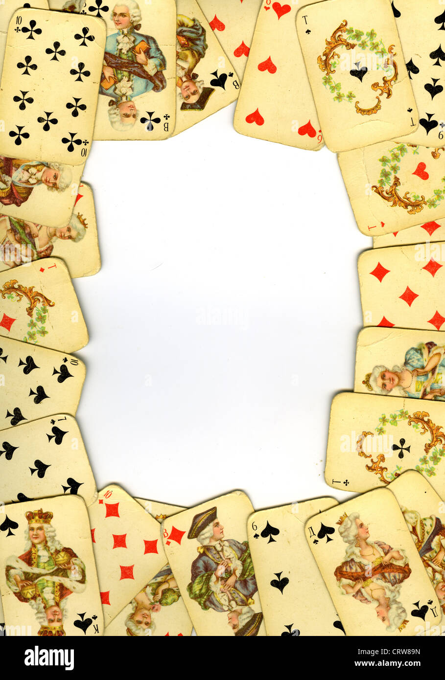 Vintage playing cards hi-res stock photography and images - Alamy