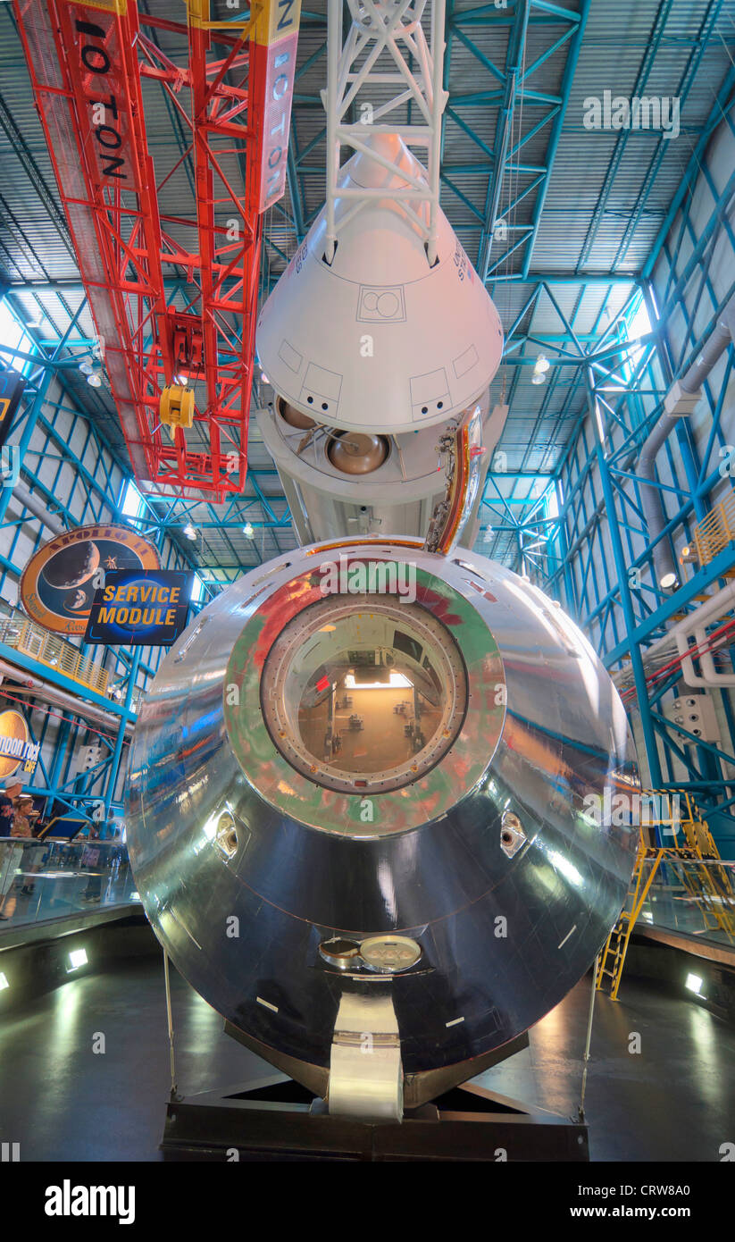 Kennedy Space Center on Merritt Island Florida inside the Apollo/Saturn ...