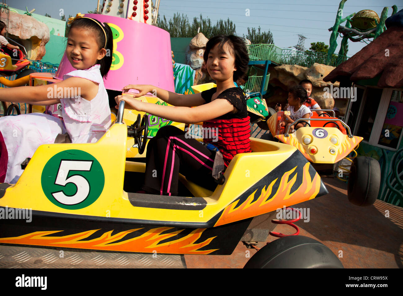 Beijing Amusement Park Ride High Resolution Stock Photography and ...