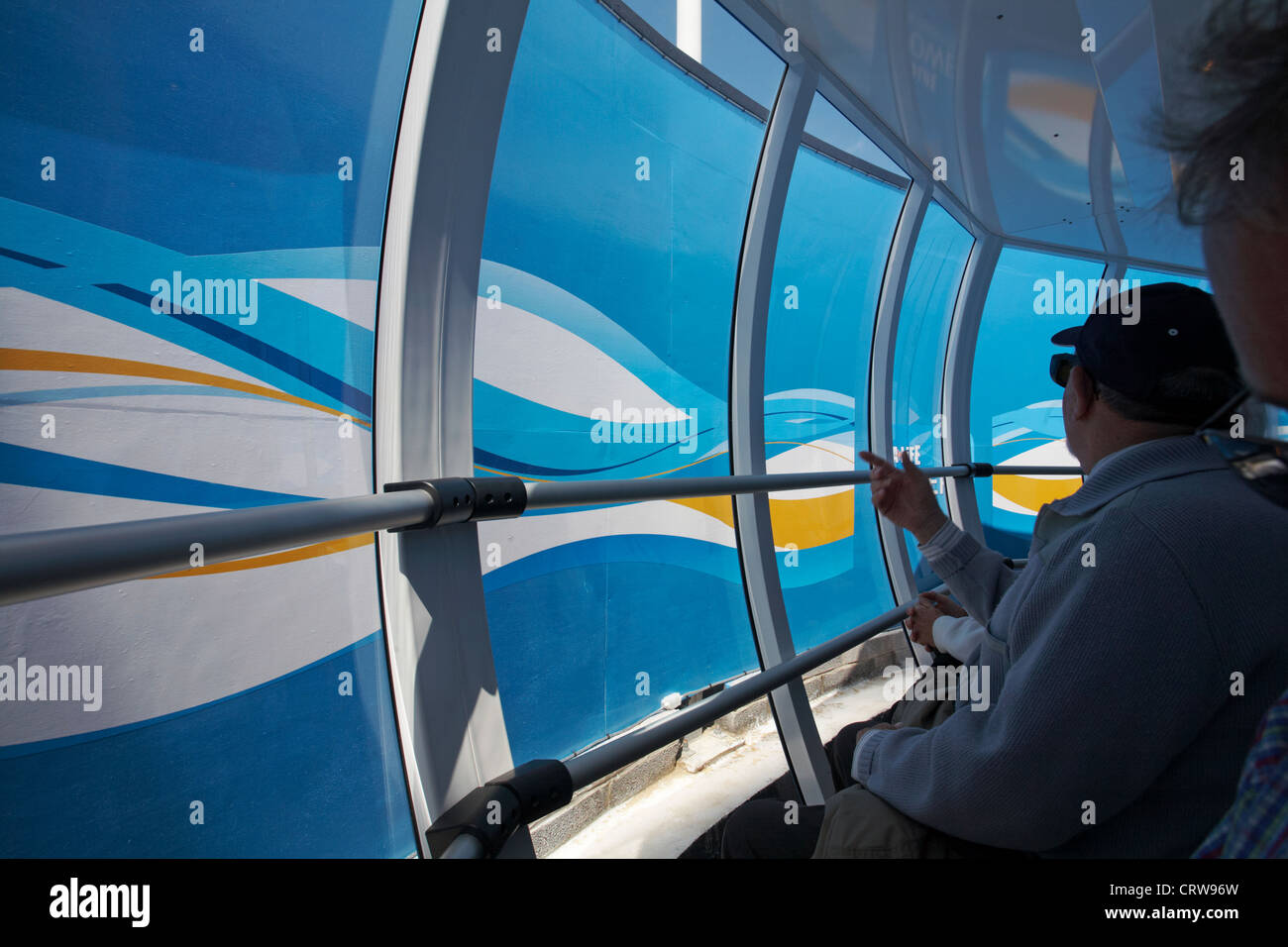 In the Weymouth SealifeTower, Jurassic Skyline Tower, waiting for it to ...
