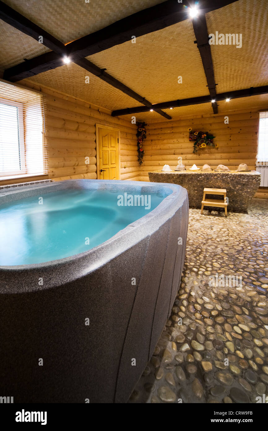 Water rocks sauna hi-res stock photography and images - Alamy