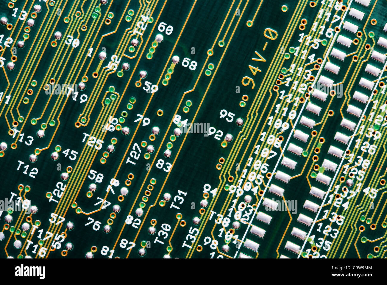 Gold circuit board outline hi-res stock photography and images - Alamy