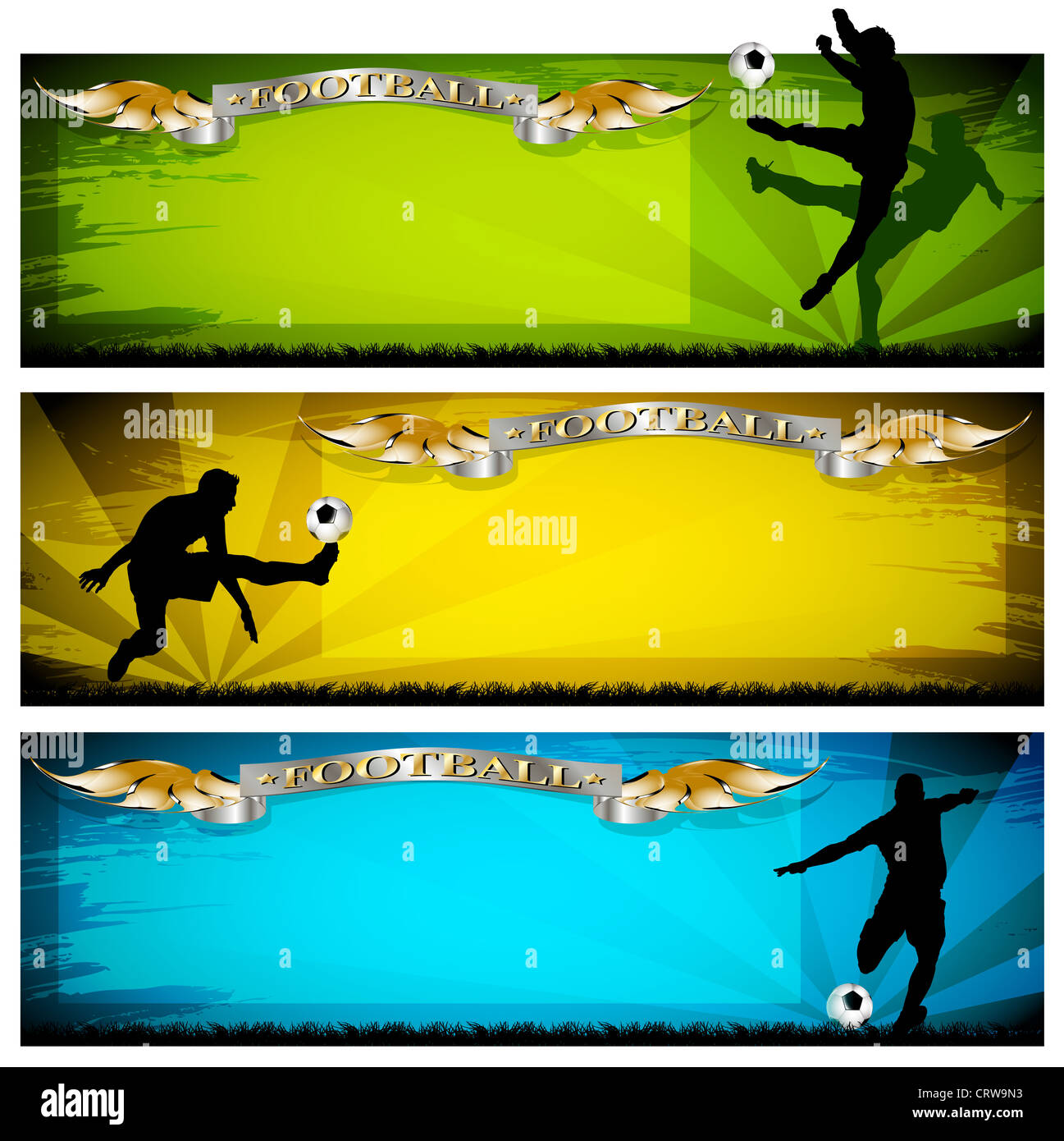 soccer banners Stock Photo - Alamy