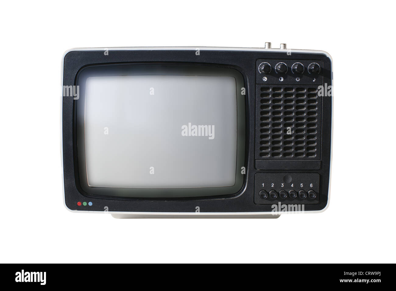 Analog tv screen set Cut Out Stock Images & Pictures - Alamy