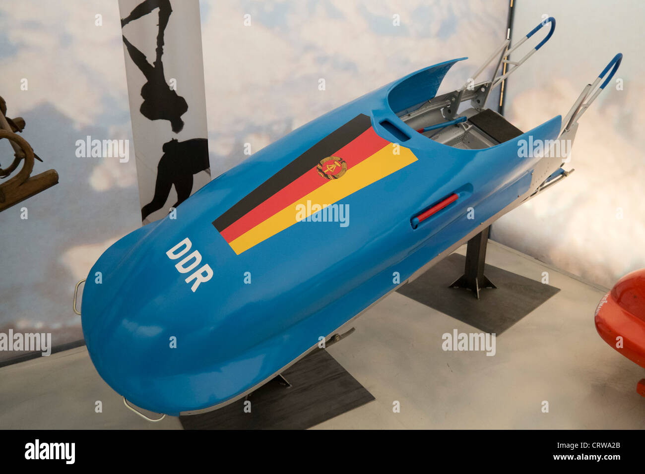 East German bobsleigh at German Sports and Olympics Museum in Cologne ...