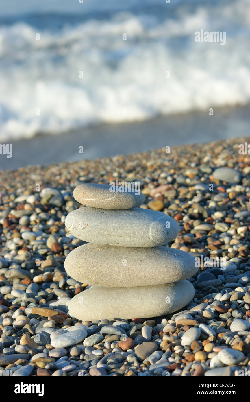 stack of pebbles Stock Photo - Alamy