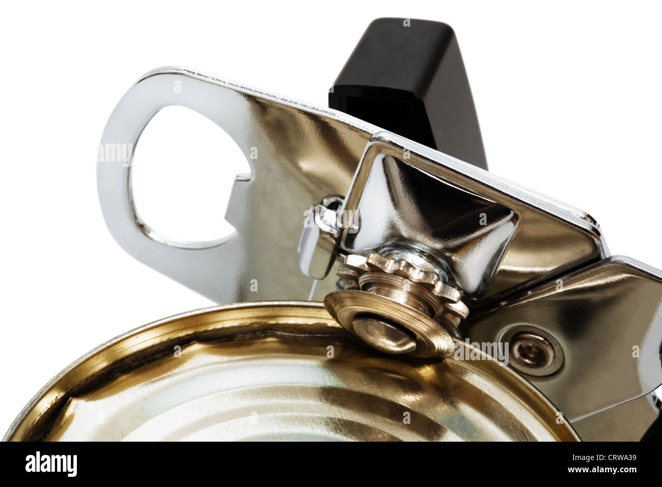 tin and can opener Stock Photo - Alamy